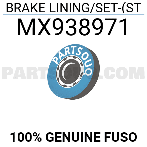 BRAKE LINING/SET-(ST MX938971 | FUSO Parts | PartSouq