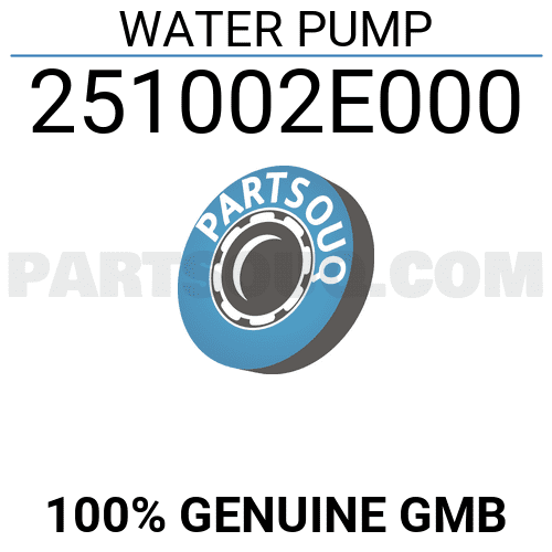 WATER PUMP 251002E000 | GMB Parts | PartSouq