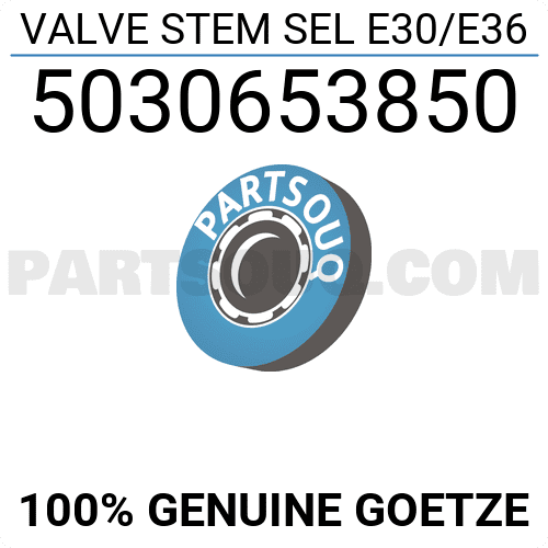 VALVE STEM SEL E30/E36 5030653850 | Goetze Parts | PartSouq