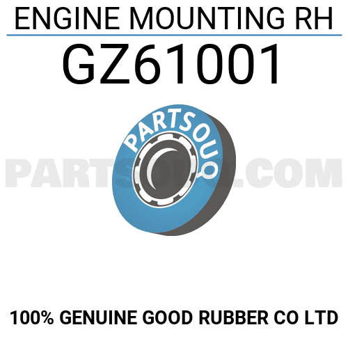 ENGINE MOUNTING RH GZ61001 | Good Rubber Co LTD Parts | PartSouq