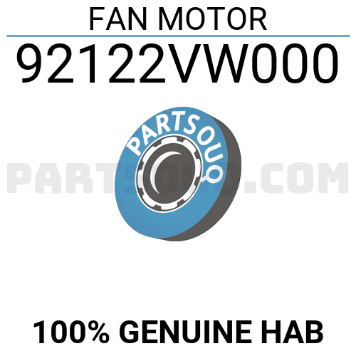 FAN MOTOR 92122VW000 | HAB Parts | PartSouq