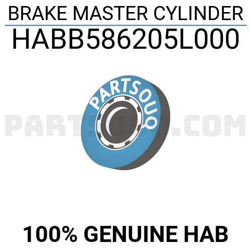 BRAKE MASTER CYLINDER HABB586205L000 | HAB Parts | PartSouq