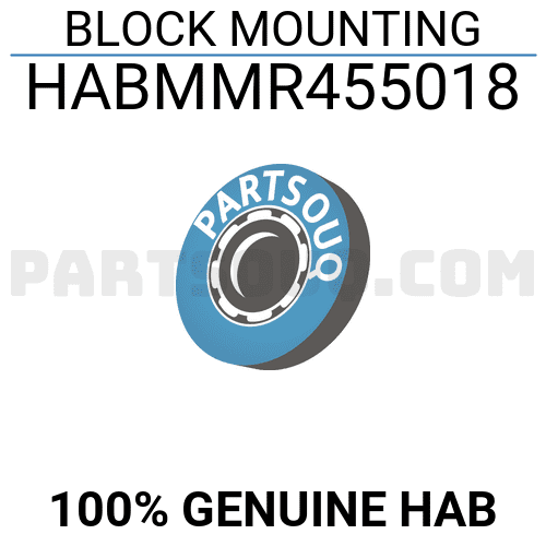 BLOCK MOUNTING HABMMR455018 | HAB Parts | PartSouq