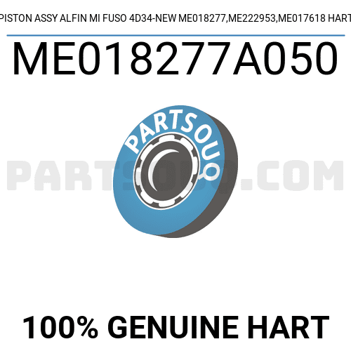 PISTON ASSY ALFIN MI FUSO 4D34-NEW ME018277,ME222953,ME017618 HART ...