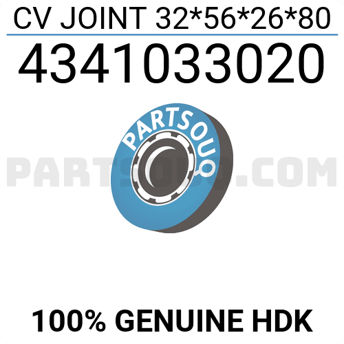 CV JOINT 32*56*26*80 4341033020 | HDK Parts | PartSouq