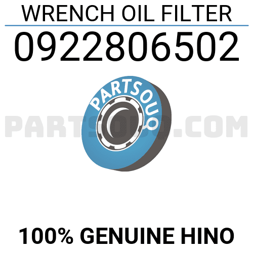 WRENCH OIL FILTER 0922806502 | HINO Parts | PartSouq