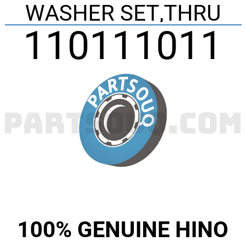 WASHER SET,THRU 110111011 | HINO Parts | PartSouq
