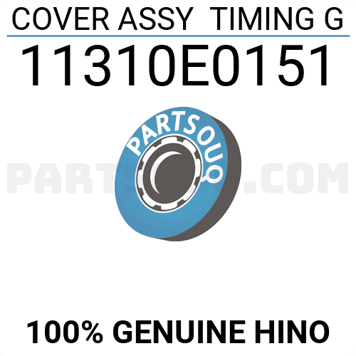 COVER ASSY TIMING G 11310E0151 | HINO Parts | PartSouq