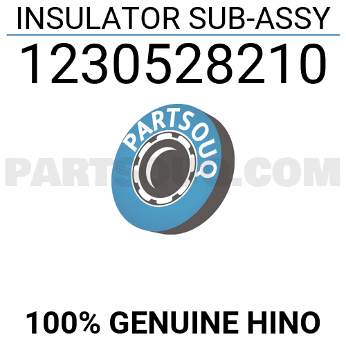 INSULATOR SUB-ASSY 1230528210 | HINO Parts | PartSouq