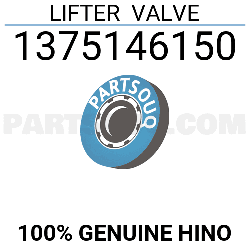 LIFTER VALVE 1375146150 | HINO Parts | PartSouq