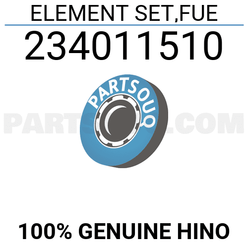 ELEMENT SET,FUE 234011510 | HINO Parts | PartSouq