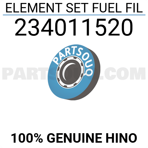 ELEMENT SET FUEL FIL 234011520 | HINO Parts | PartSouq