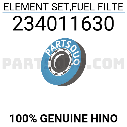 ELEMENT SET,FUEL FILTE 234011630 | HINO Parts | PartSouq