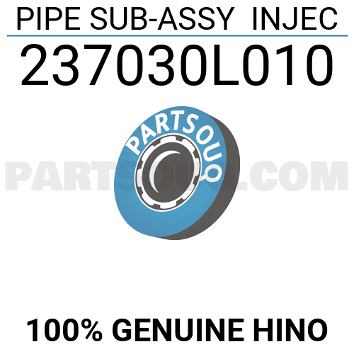 PIPE SUB-ASSY INJEC 237030L010 | HINO Parts | PartSouq