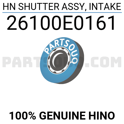 HN SHUTTER ASSY, INTAKE 26100E0161 | HINO Parts | PartSouq