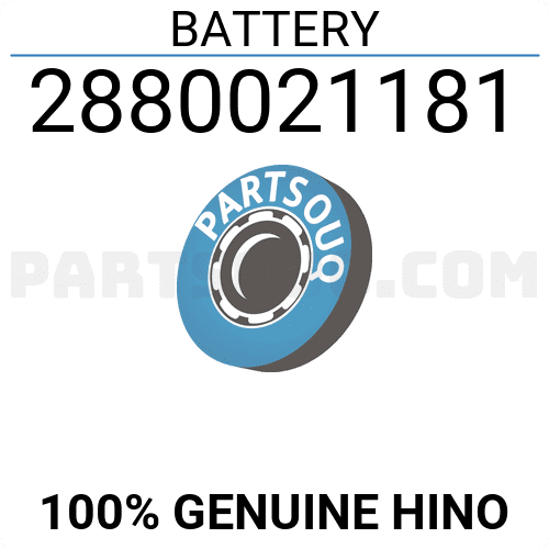 BATTERY 2880021181 | HINO Parts | PartSouq