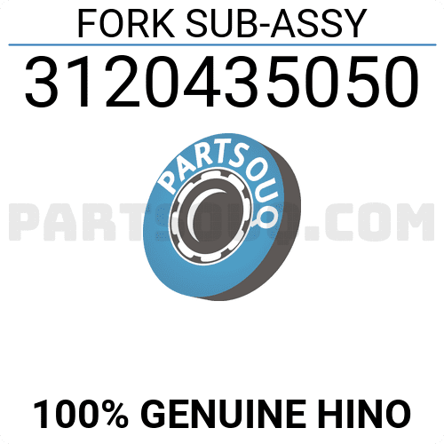 FORK SUB-ASSY 3120435050 | HINO Parts | PartSouq