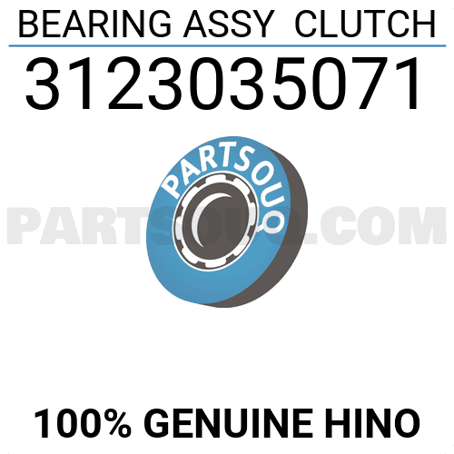 BEARING ASSY CLUTCH 3123035071 | HINO Parts | PartSouq