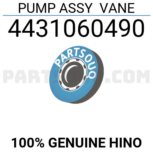 PUMP ASSY VANE 4431060490 | HINO Parts | PartSouq