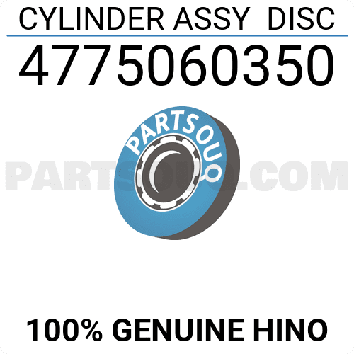 CYLINDER ASSY DISC 4775060350 | HINO Parts | PartSouq