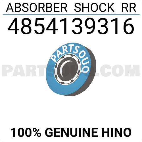 ABSORBER SHOCK RR 4854139316 | HINO Parts | PartSouq