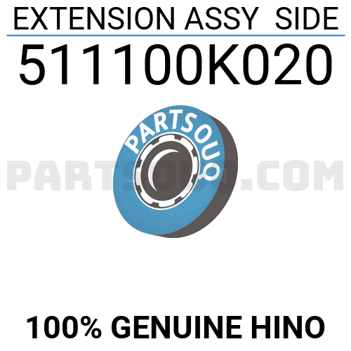 EXTENSION ASSY SIDE 511100K020 | HINO Parts | PartSouq