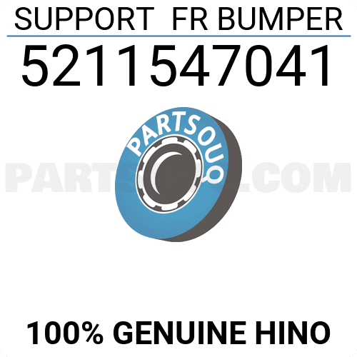 SUPPORT FR BUMPER 5211547041 | HINO Parts | PartSouq