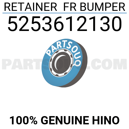 RETAINER FR BUMPER 5253612130 | HINO Parts | PartSouq
