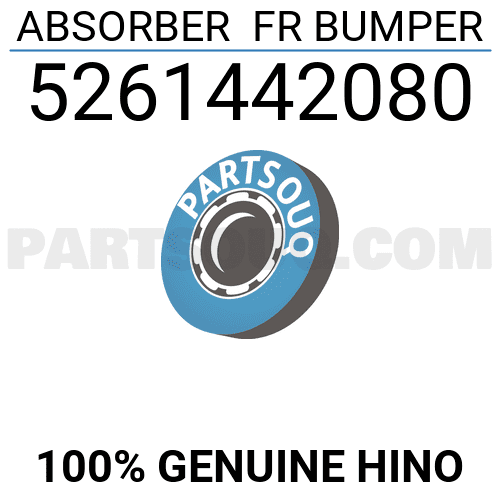 ABSORBER FR BUMPER 5261442080 | HINO Parts | PartSouq