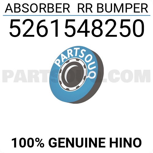 ABSORBER RR BUMPER 5261548250 | HINO Parts | PartSouq