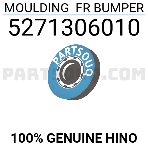 MOULDING FR BUMPER 5271306010 | HINO Parts | PartSouq