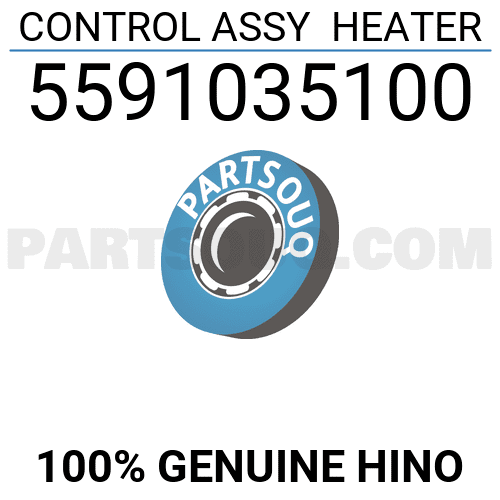 CONTROL ASSY HEATER 5591035100 | HINO Parts | PartSouq