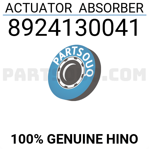 ACTUATOR ABSORBER 8924130041 | HINO Parts | PartSouq