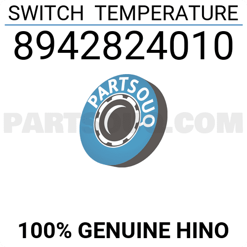 SWITCH TEMPERATURE 8942824010 | HINO Parts | PartSouq