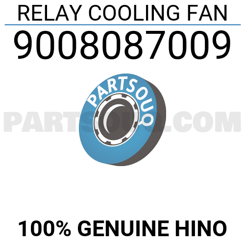 RELAY COOLING FAN 9008087009 | HINO Parts | PartSouq