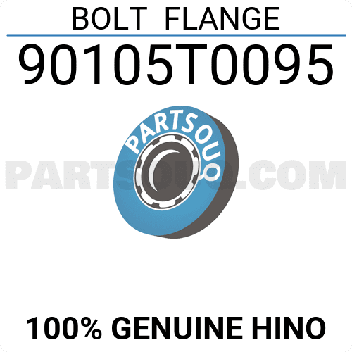 BOLT FLANGE 90105T0095 | HINO Parts | PartSouq