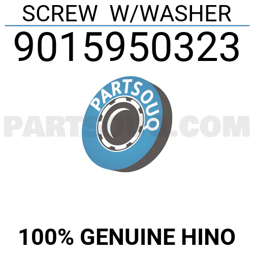 SCREW W/WASHER 9015950323 | HINO Parts | PartSouq