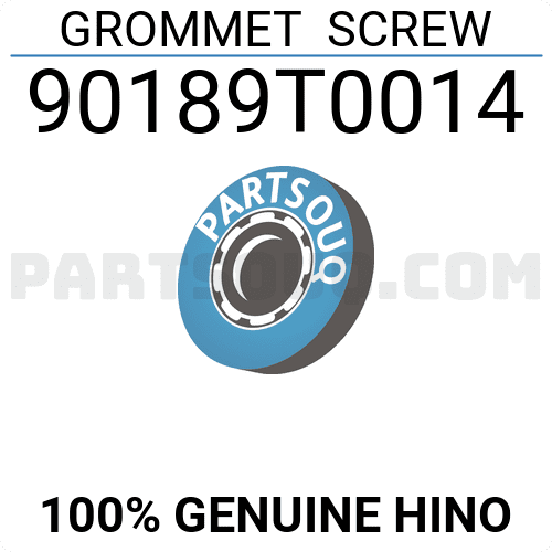 GROMMET SCREW 90189T0014 | HINO Parts | PartSouq