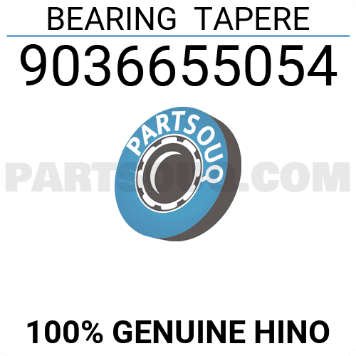 BEARING TAPERE 9036655054 | HINO Parts | PartSouq