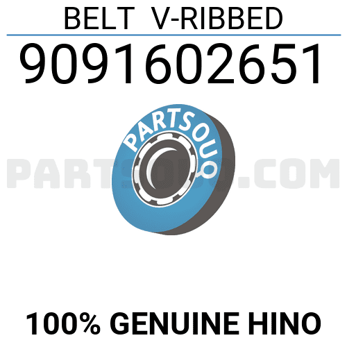 BELT V-RIBBED 9091602651 | HINO Parts | PartSouq