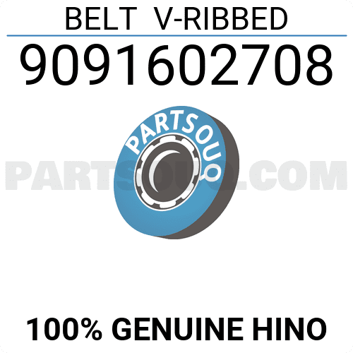 BELT V-RIBBED 9091602708 | HINO Parts | PartSouq