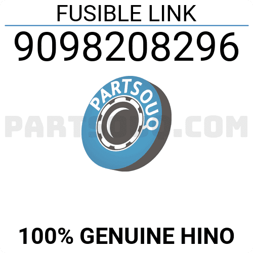 FUSIBLE LINK 9098208296 | HINO Parts | PartSouq