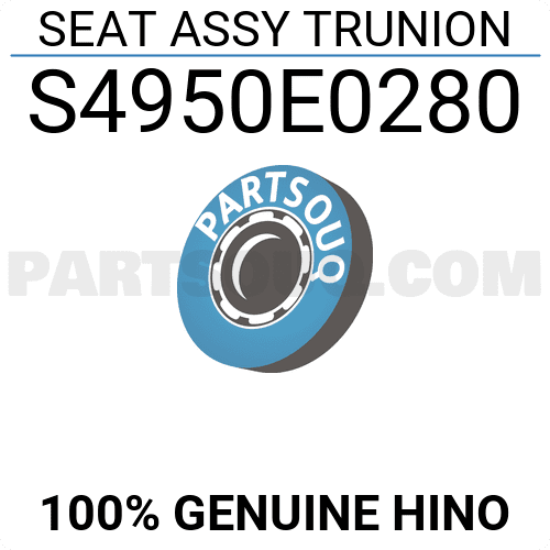 SEAT ASSY TRUNION S4950E0280 | HINO Parts | PartSouq