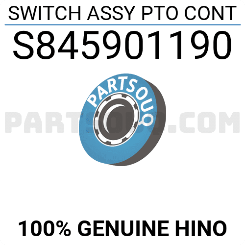 SWITCH ASSY PTO CONT S845901190 | HINO Parts | PartSouq