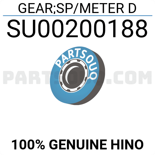 GEAR;SP/METER D SU00200188 | HINO Parts | PartSouq
