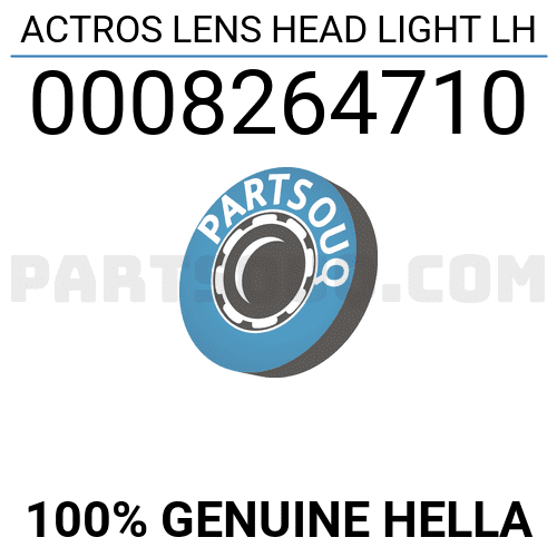ACTROS LENS HEAD LIGHT LH 0008264710 | Hella Parts | PartSouq