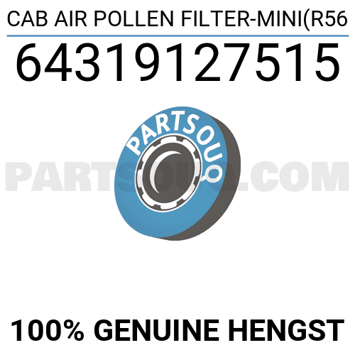 CAB AIR POLLEN FILTER-MINI(R56 64319127515 | Hengst Parts | PartSouq