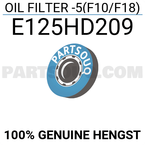 OIL FILTER -5(F10/F18) E125HD209 | Hengst Parts | PartSouq