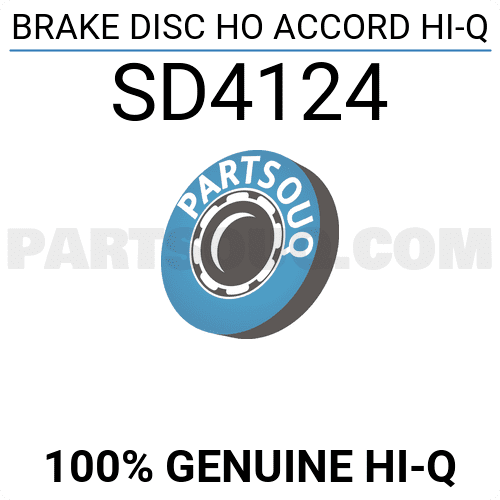BRAKE DISC HO ACCORD HI-Q SD4124 | Hi-Q Parts | PartSouq