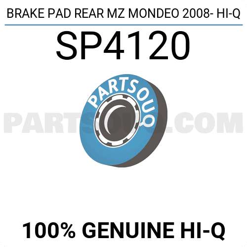 BRAKE PAD REAR MZ MONDEO 2008- HI-Q SP4120 | Hi-Q Parts | PartSouq